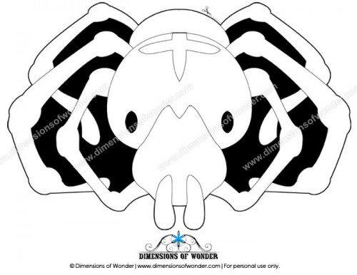 Printable Masks of Animals, Incl. a Free Coloring Page