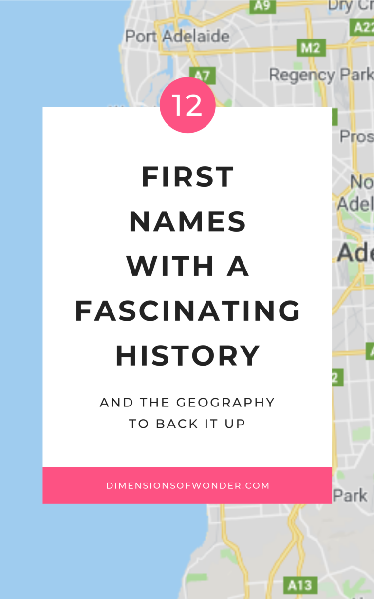 12 First Names with a Fascinating History (+ Free Monogram Printables)