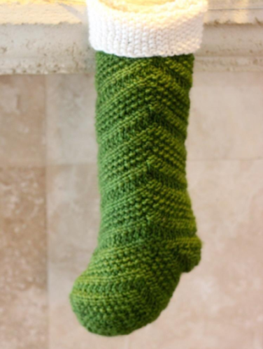Christmas Stocking Patterns Knit with (Super) Bulky Yarn