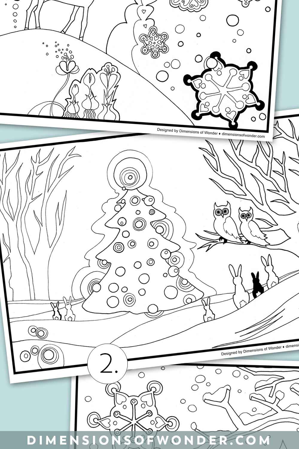 7 Winter Coloring Pages Full Of Magic & Wonder