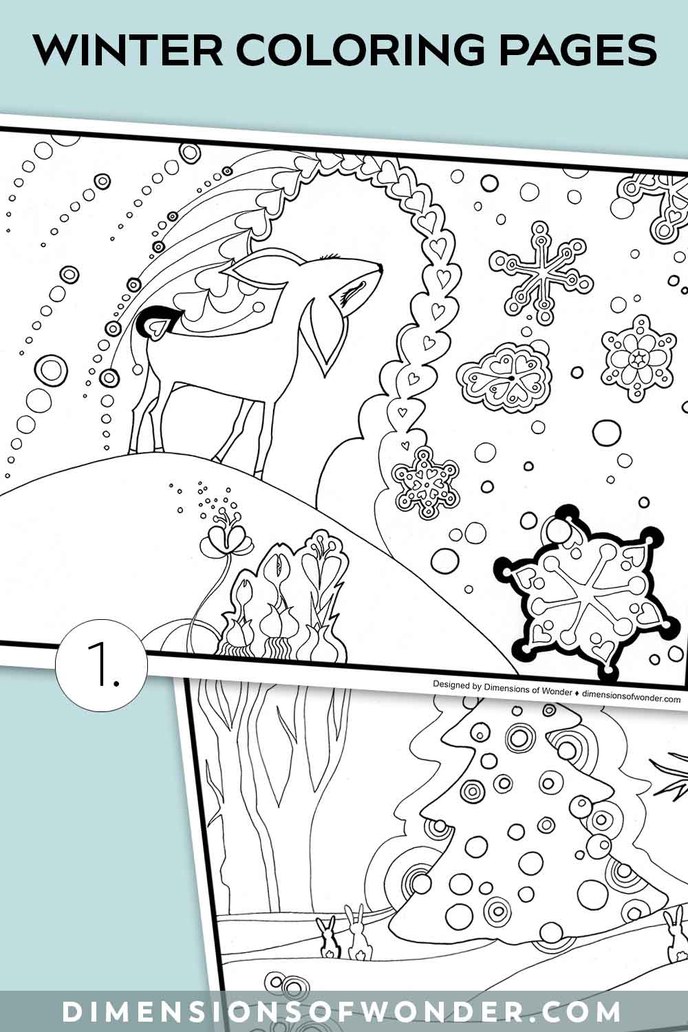 7 Winter Coloring Pages Full Of Magic & Wonder