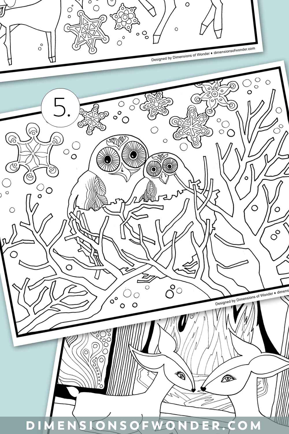 7 Winter Coloring Pages Full Of Magic & Wonder