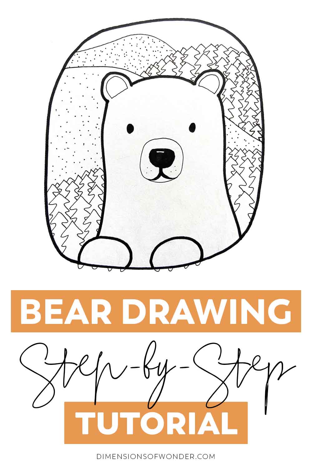 Easy Bear Drawing (With Step-by-Step Pictures)