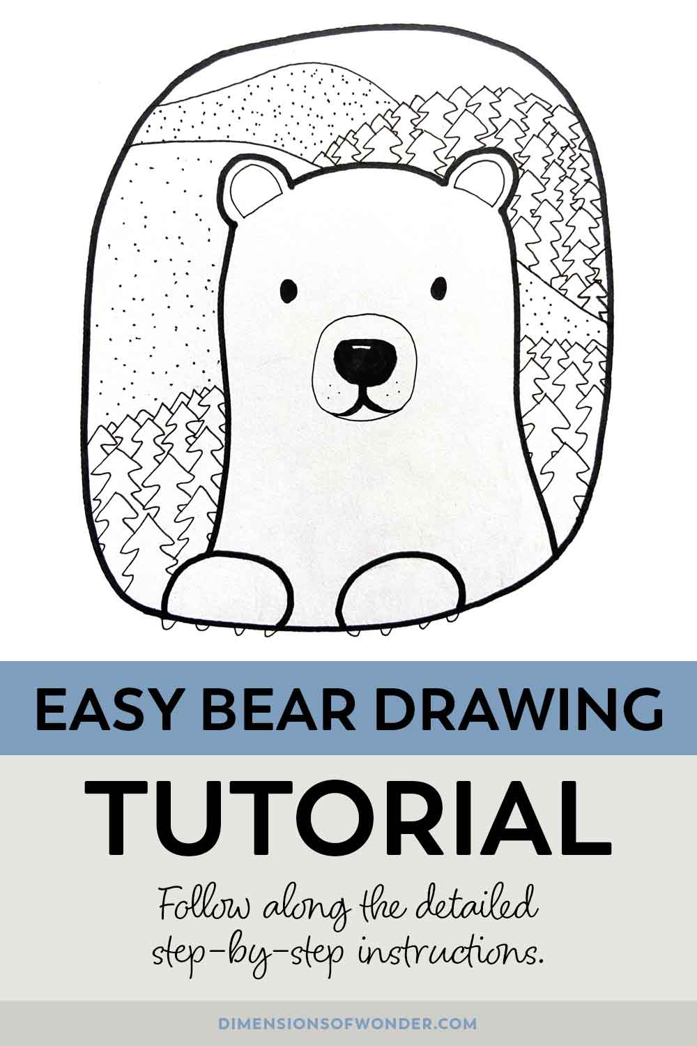 Easy Bear Drawing (With Step-by-Step Pictures)