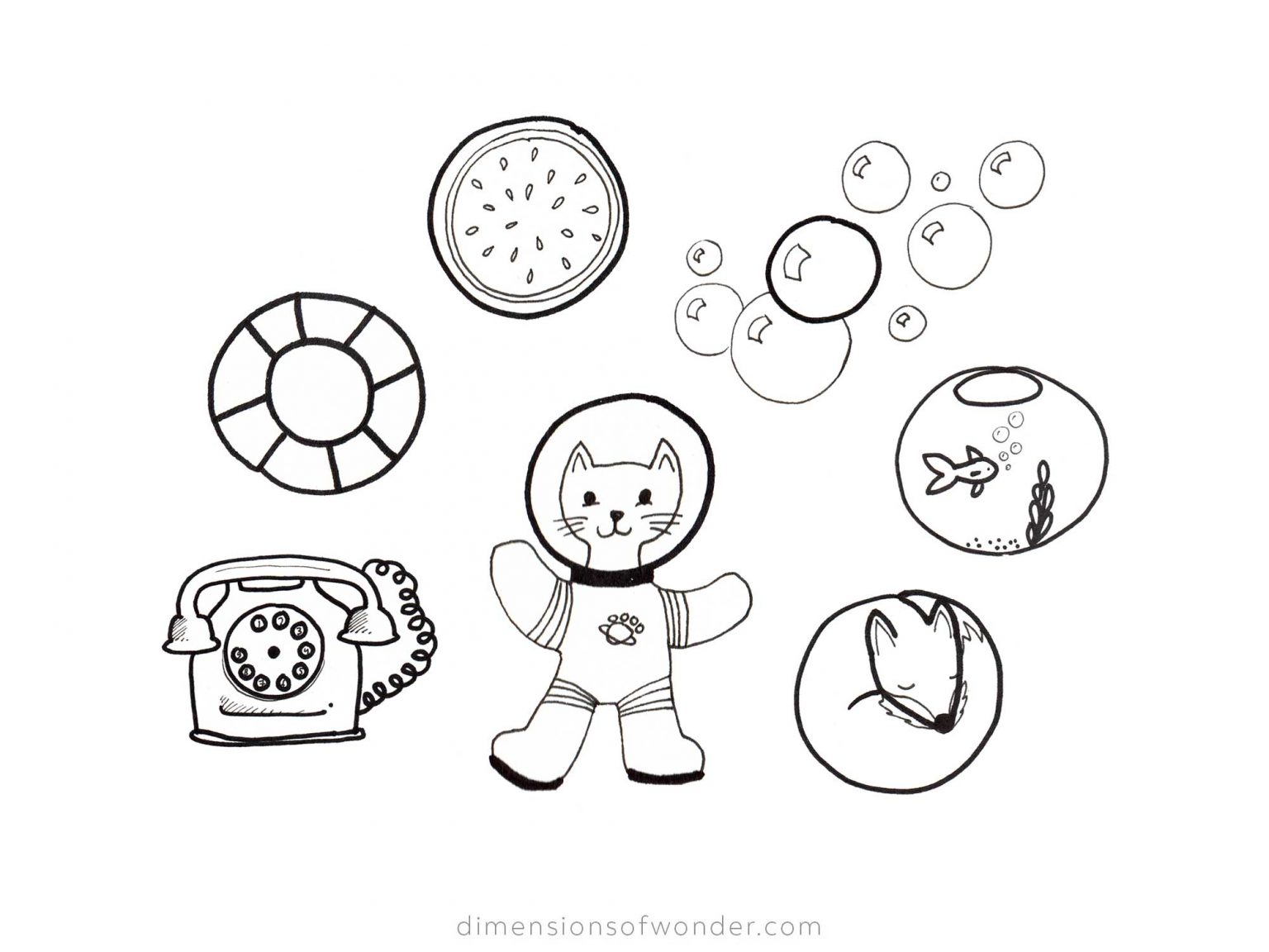 20+ Easy Doodles To Draw When Bored; The Circle Challenge!