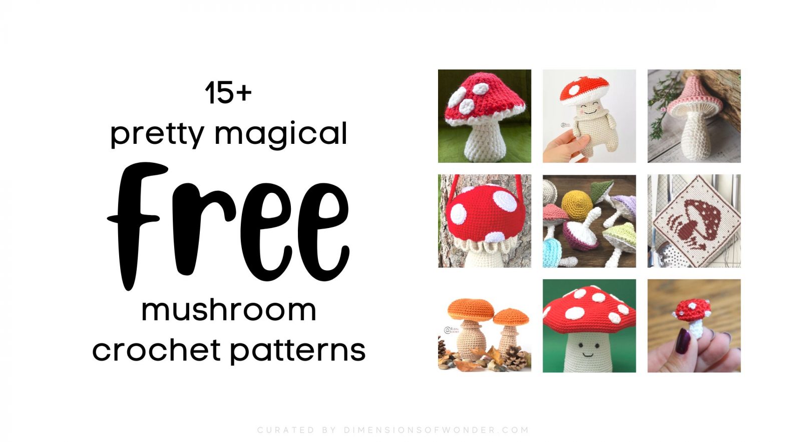 Free Crochet Mushroom Patterns